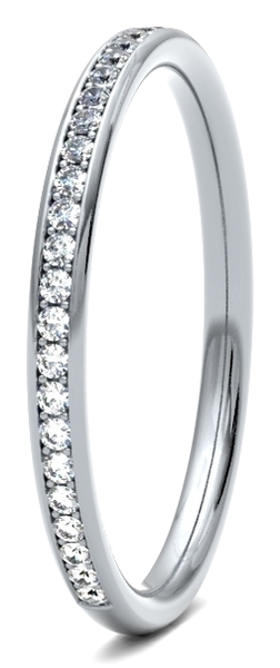 Diamond Set Round Brilliant Cut, Grain Channel | SP GREEN & Co