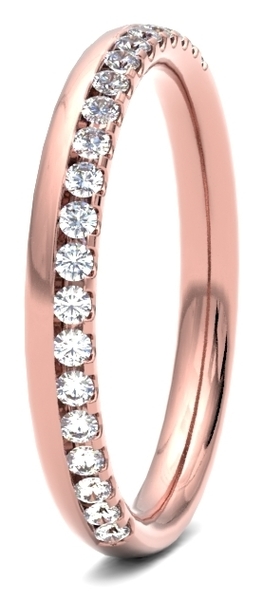 Diamond Set Round Brilliant Cut, Offset Claw | SP GREEN & Co