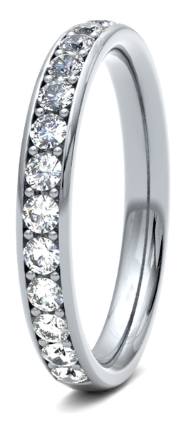 Diamond Set Round Brilliant Cut, Grain Channel | SP GREEN & Co