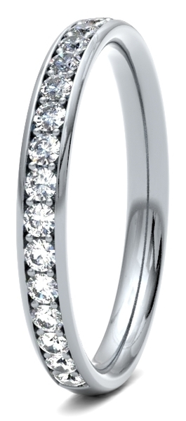 Diamond Set Round Brilliant Cut, Grain Channel | SP GREEN & Co